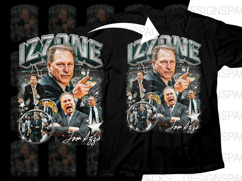 Tom Izzo Izzone Basketball Head Coach Bootleg Png Digital Download