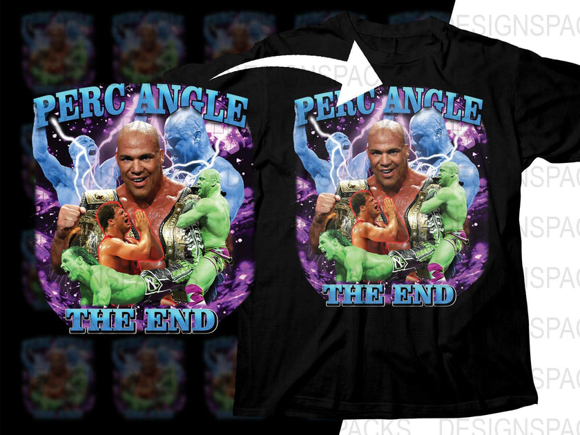 Perc Angle The End Wrestling Champion Wrestling Bootleg Png Digital Do