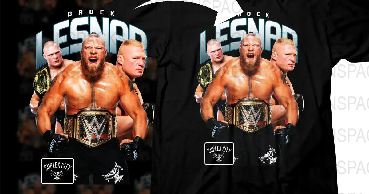Legendary Wrestling Champion Brock Lesnar Suplex City Wrestling Bootle ...