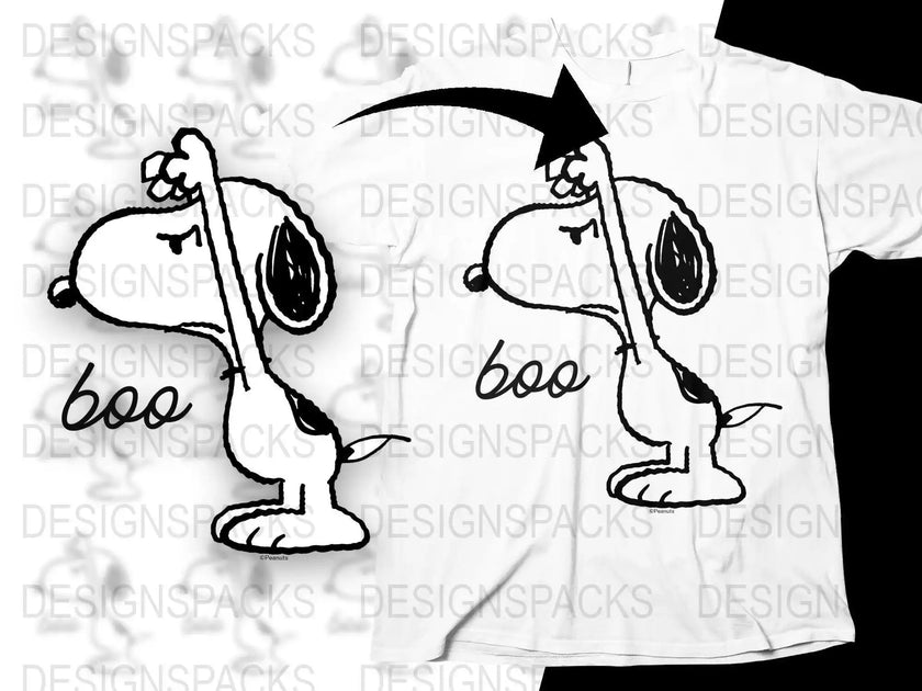 Classic Snoopy Salute Design Png Digital Download