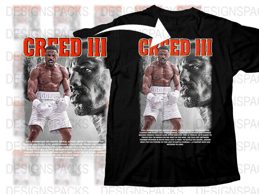 Intense Creed III Adonis Creed Boxing Classic Png Digital Download