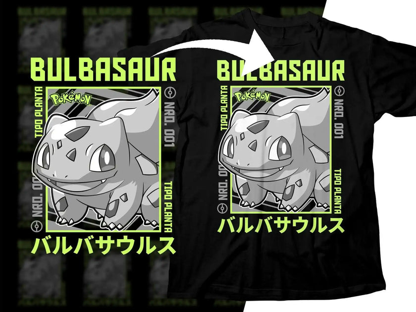 Gray Bulbasaur Pokemon Png Digital Download