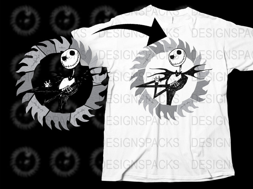 Jack Skellington Spooky Halloween The Nightmare Before Christmas Graph