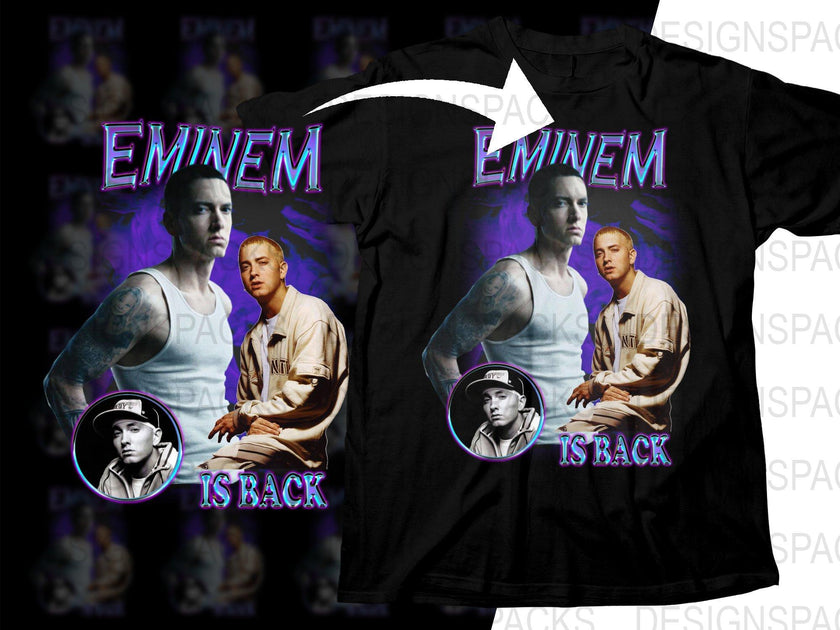 Eminem Is Back Graphic Png Digital Download