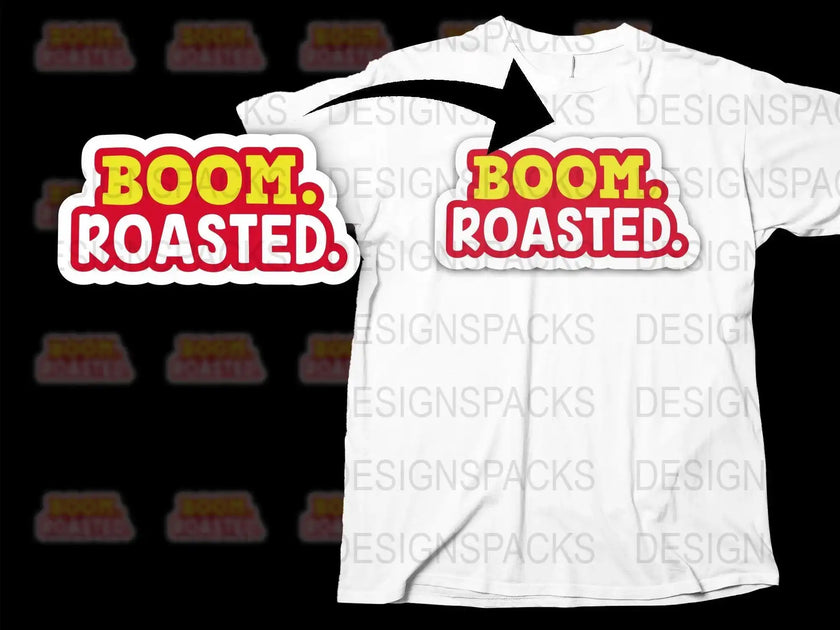 Iconic Boom Roasted Michael Scott Inspired Png Digital Download