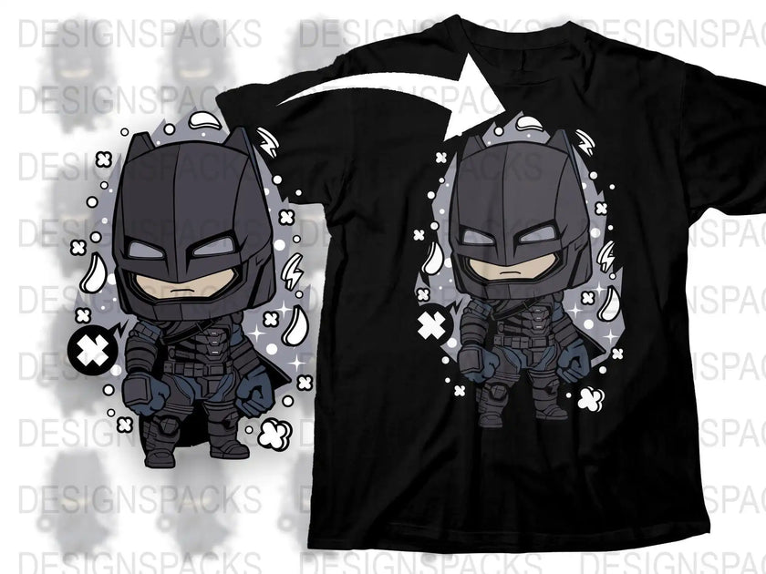 Popculture Superhero Chibi Cape Png Digital Download