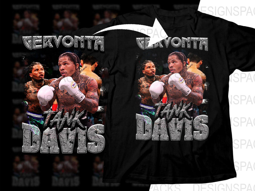 Gervonta Tank Davis Graphic Design Boxing Png Digital Download