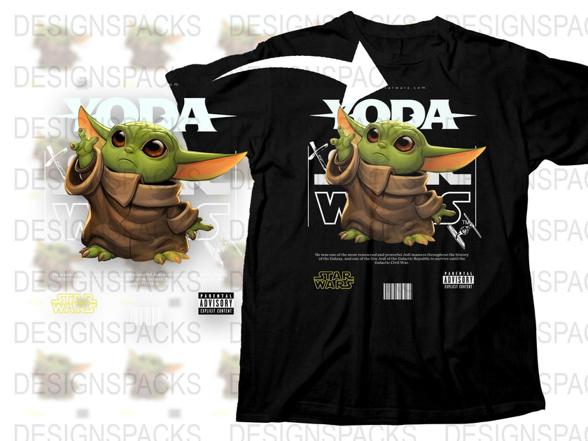 Star Wars The Mandalorian Grogu Cute Graphic Png Digital Download