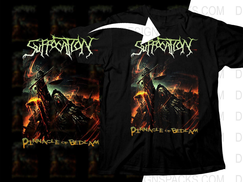 Suffocation Pinnacle Of Bedlam Rock Png Halftone Digital Download