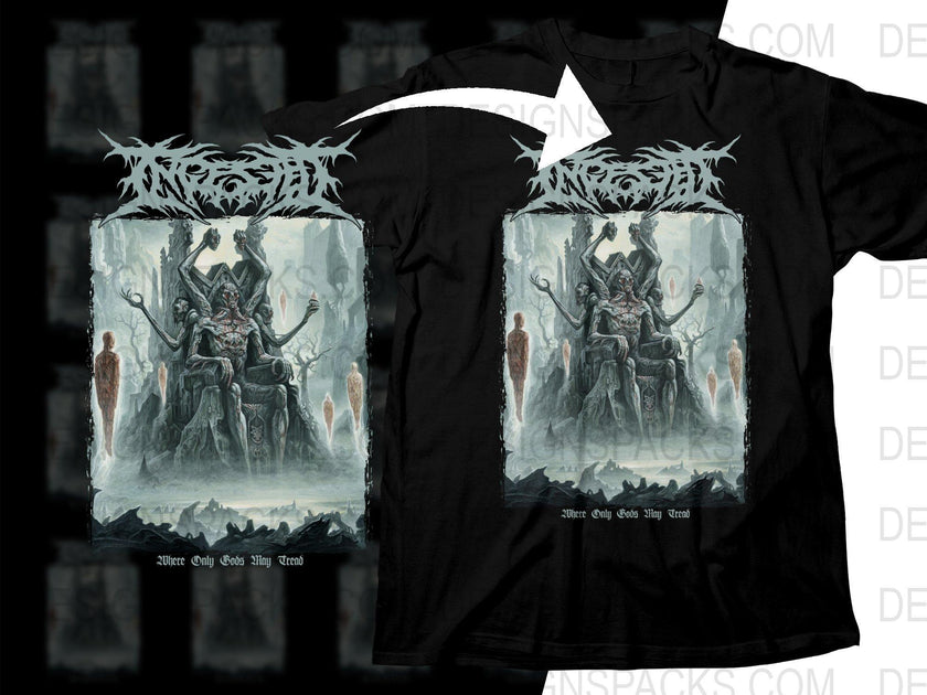 Ingested Where Only Gods May Tread Dark Fantasy Abstract Art Rock Png