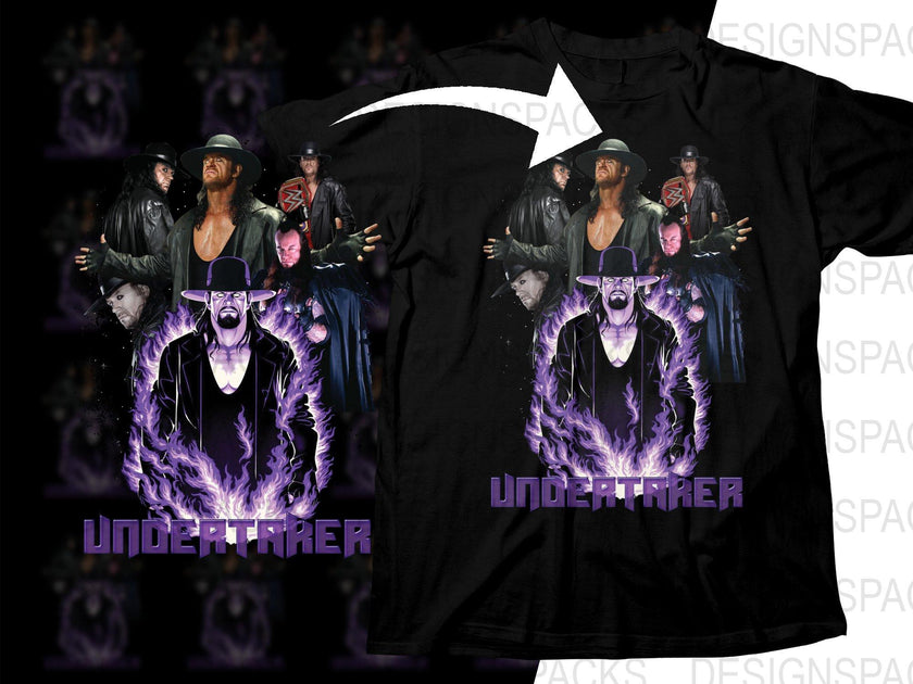 The Undertaker Wrestling Legend Wrestling Bootleg Graphic Png Digital