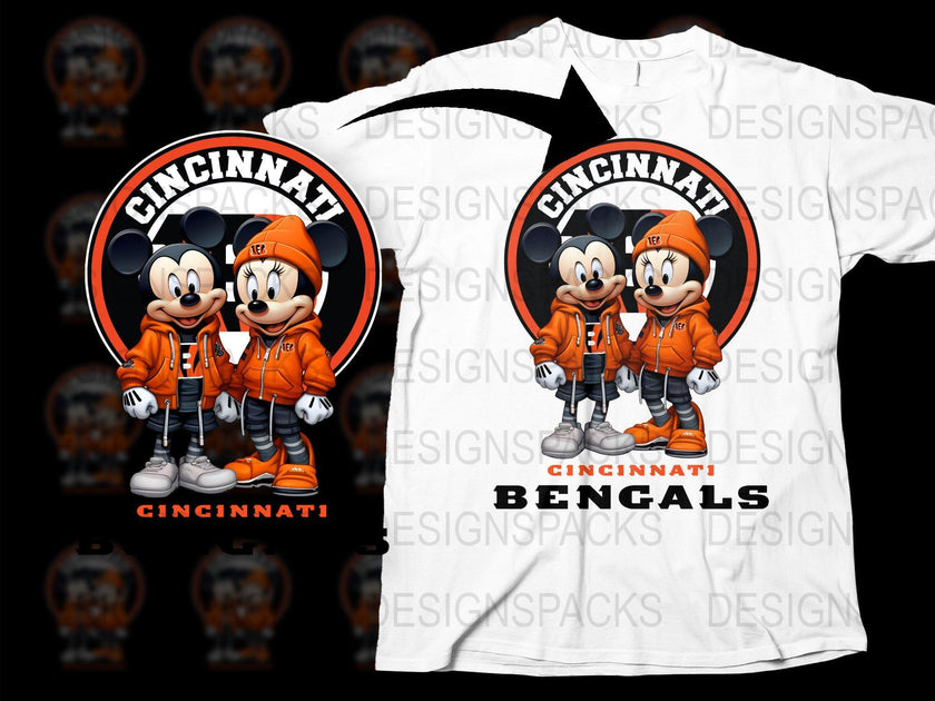 Cincinnati Bengals Football Logo Cartoon Characters Png Digital Downlo