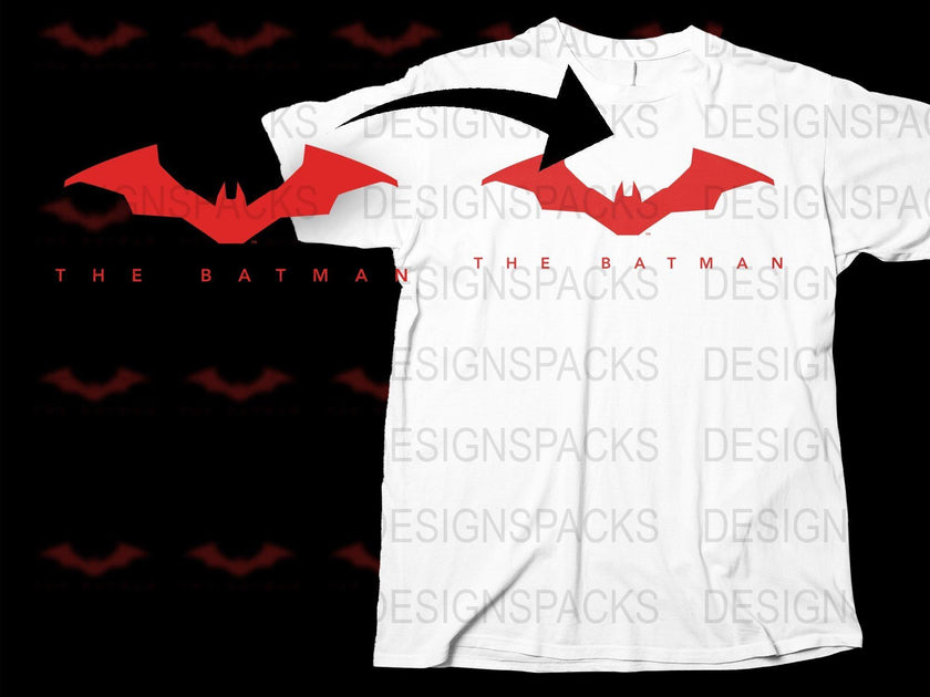 The Batman Logo Fan Apparel Graphic Casual Wear Png Digital Download