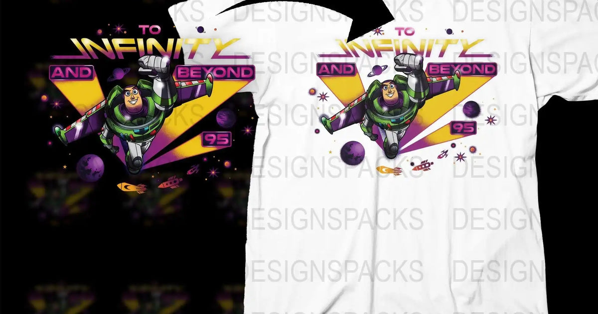 To Infinity and Beyond 95 Character Graphic Png Digital Download ...