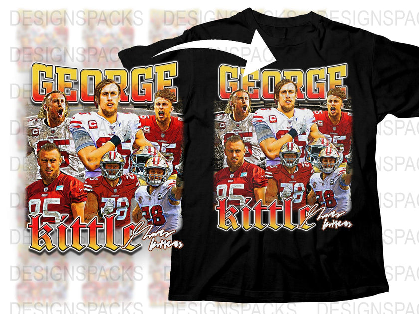 George Kittle Nfl Football Player Bootleg Png Digital Download