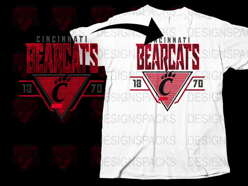 Cincinnati Bearcats Logo Design Png Digital Download