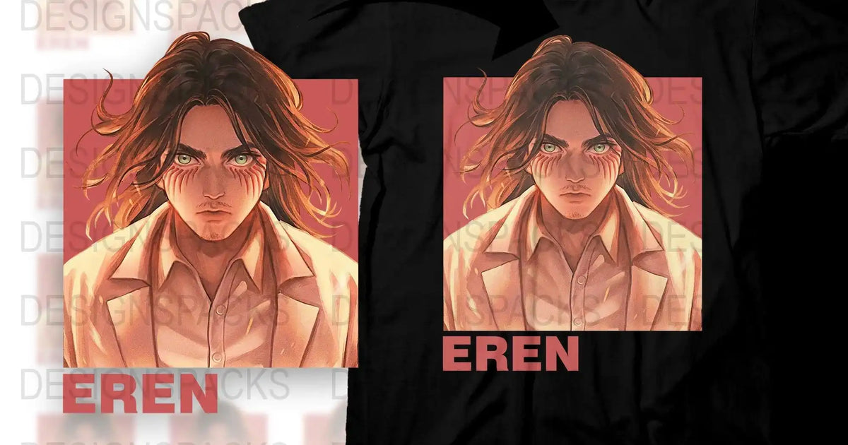 Eren Anime Graphic Design Png Digital Download – DESIGNSPACKS