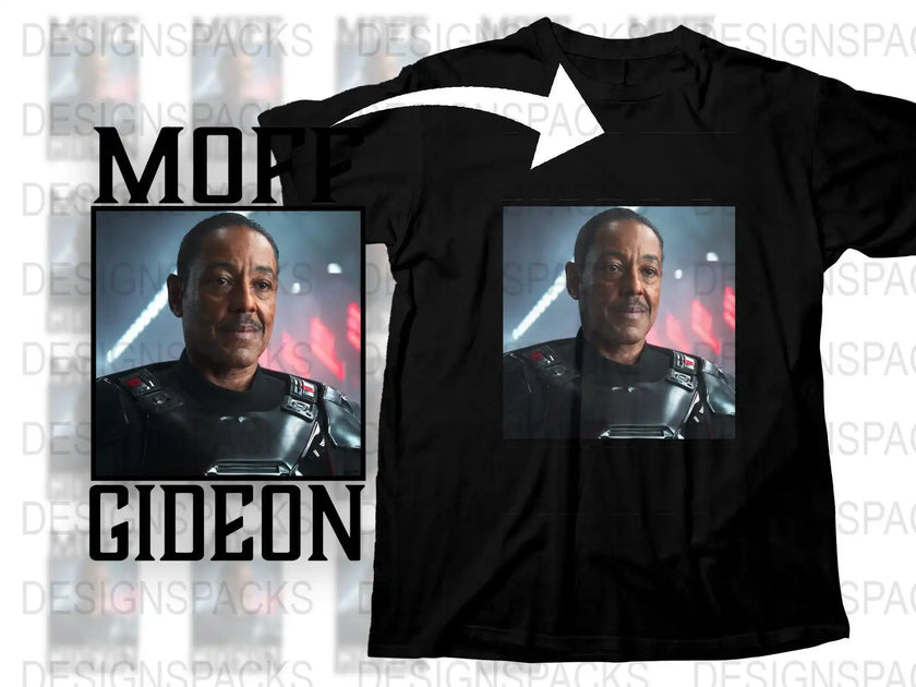 Moff Gideon Graphic Printed Png Digital Download