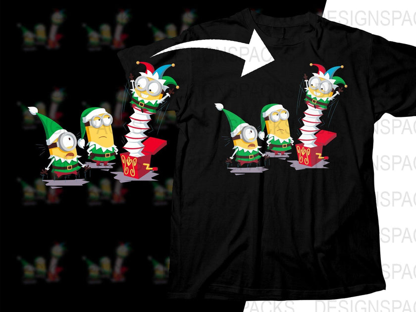 Despicable Me Minions Christmas Elf Fun Png Digital Download