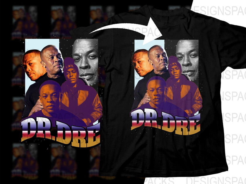 Iconic Dr. Dre Collage Graphic Design Png Digital Download