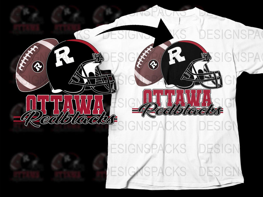 Ottawa Redblacks Football Team Logo Png Digital Download