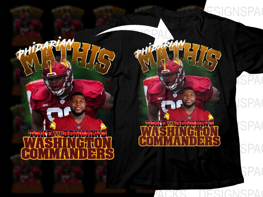 Take Command Washington Commanders Mathis Png Digital Download