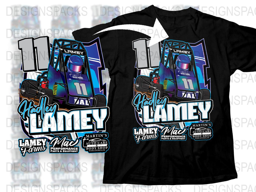 Hadley Lamey Racing Graphic Design Png Digital Download