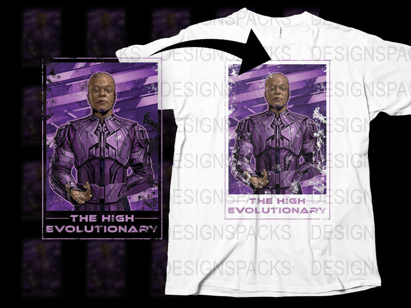 The High Evolutionary Purple Armor Graphic Png Digital Download