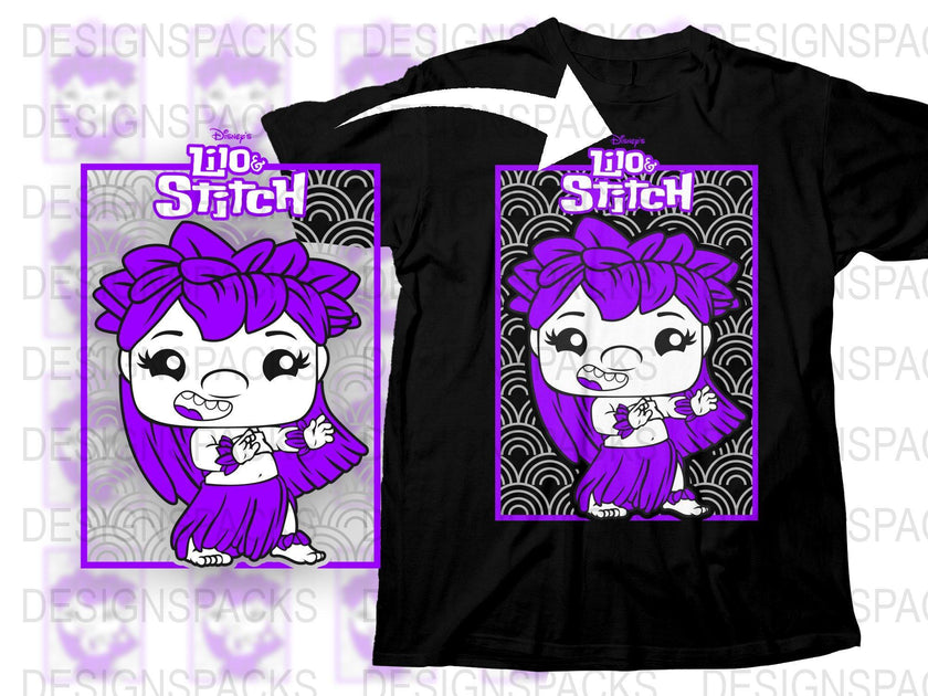 Funko Pop 's Lilo and Stitch Hula Dancer Png Digital Download