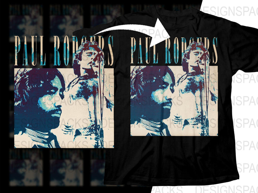 PAUL RODGERS Music Homage Png Digital Download