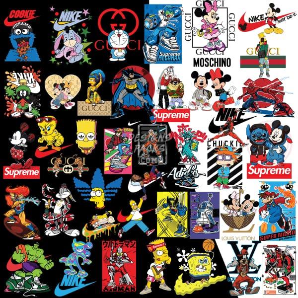 99 Sport Mix Popculture Brand Designs Bundle PNG