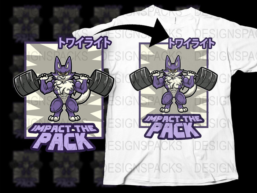 Impact The Pack Twilight Poke Ball Anime Png Digital Download