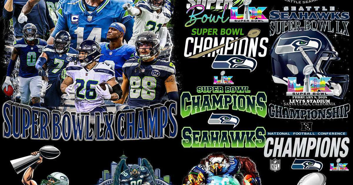 35 Super Bowl LX Champion 2026 PNG Bundle | Seattle Seahawks Champions ...