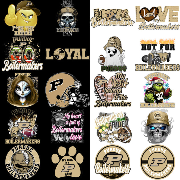 36 Purdue Boilermakers Designs Bundle PNG