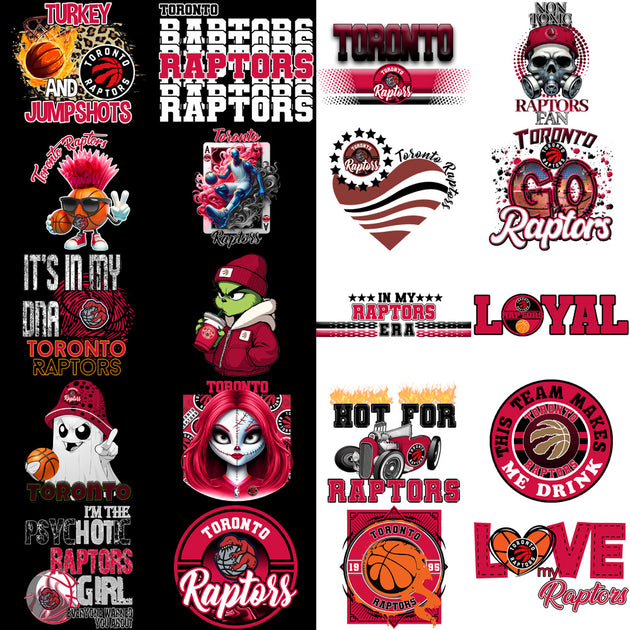 56 Toronto Raptors Basketball Designs Bundle PNG