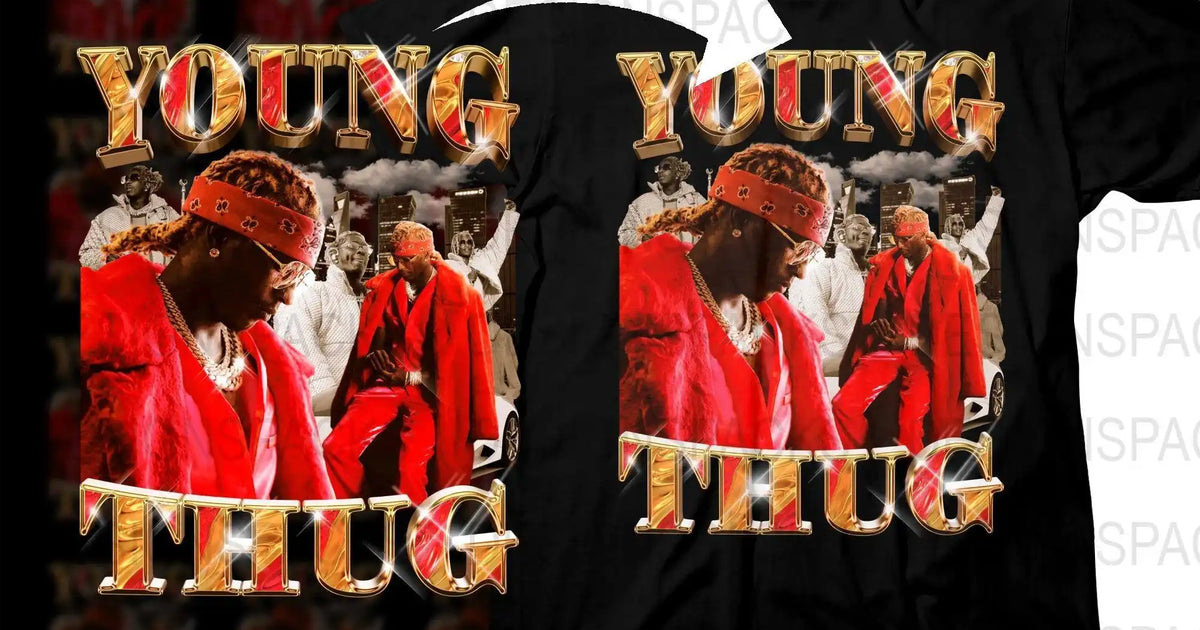 Young Thug Graphic Red Outfit Design Png Digital Download – DESIGNSPACKS