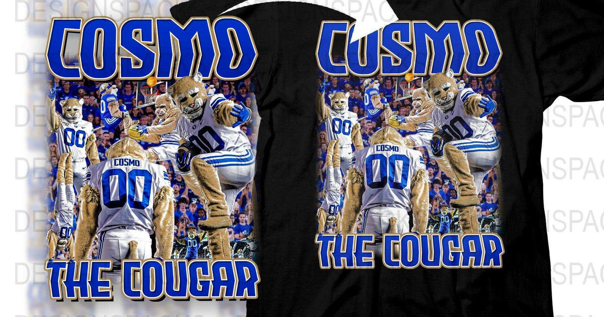 Cosmo The Cougar Football Basketball Bootleg Style Png Digital Downloa ...