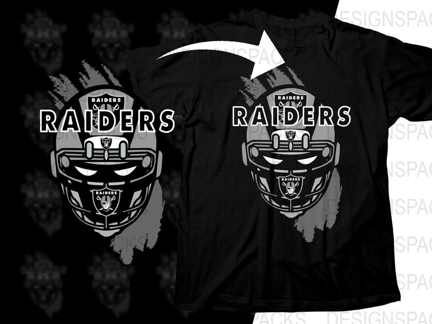 Football NFL Team Helmet Graphic Raiders Png Digital Download