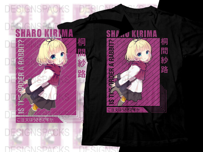 Sharo Kirima Is The Order A Rabbit Png Digital Download