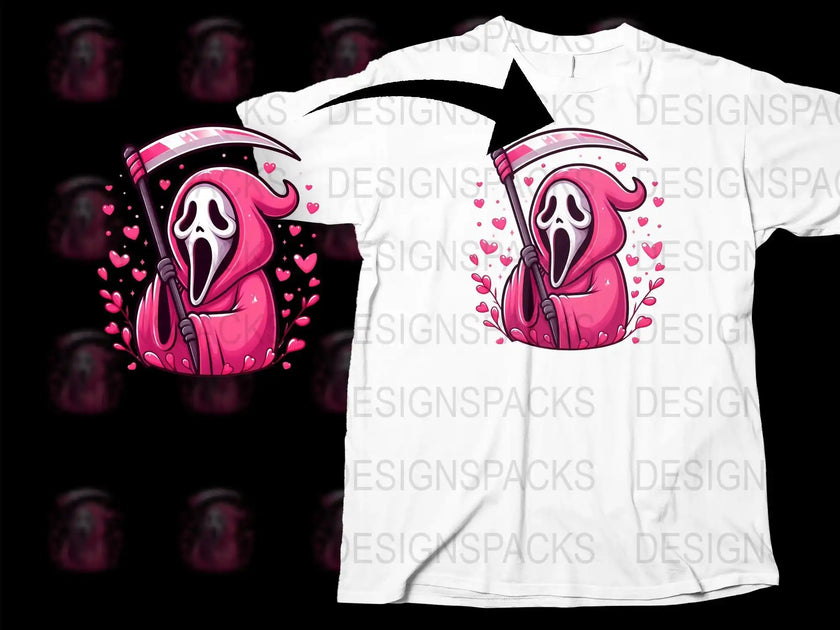 Scream Ghostface Valentine Day Edition Png Digital Download