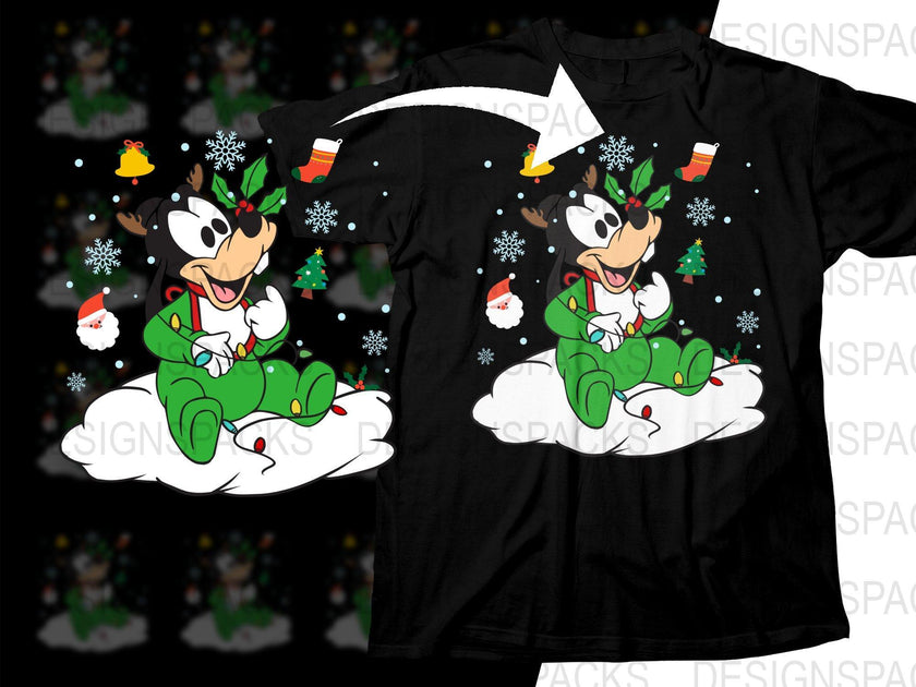 Disney Goofy Christmas Winter Wonderland Png Digital Download