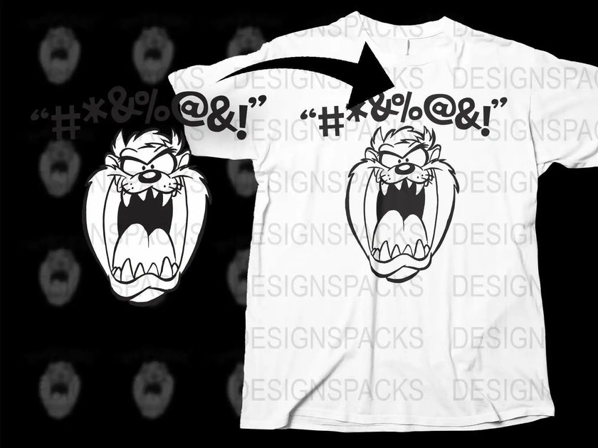 Cartoon Character Shouting Graphic Png Digital Download