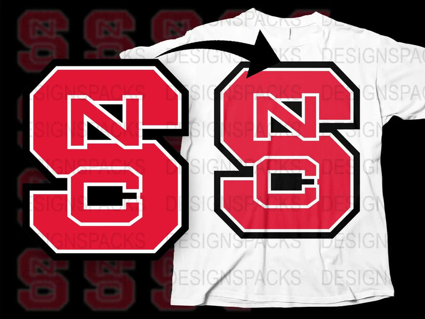 North Carolina State Wolfpack College Football Png Digital Download