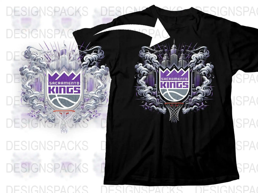 Unique Sacramento Kings Graphic Png Digital Download