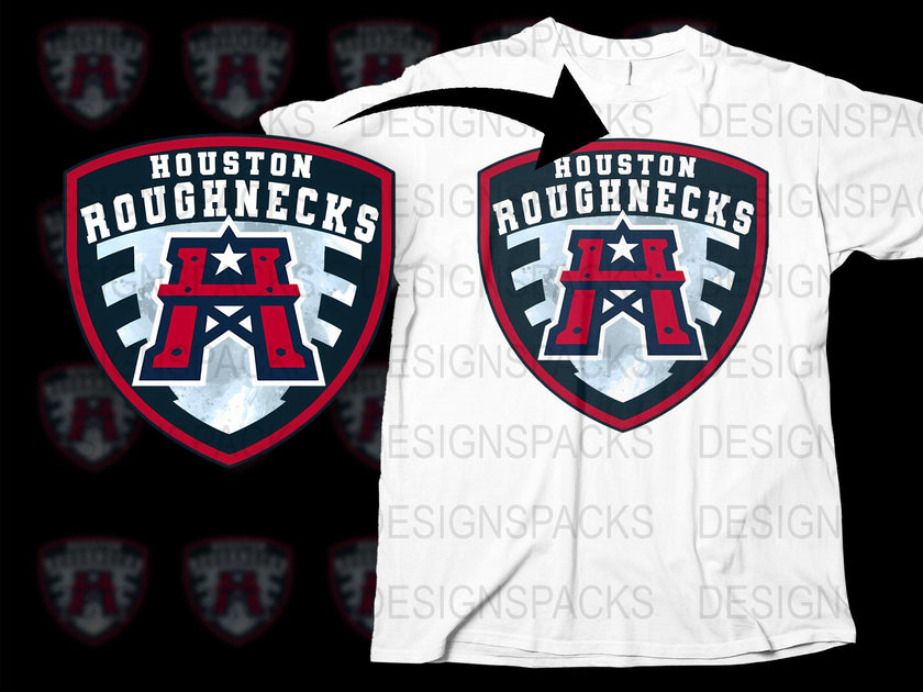 Houston Roughnecks Logo Cool and Trendy Png Digital Download