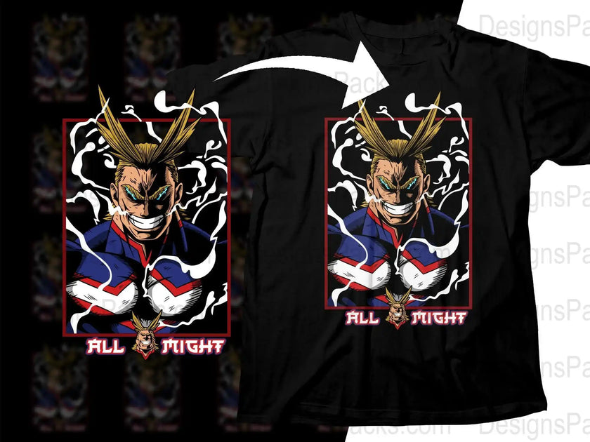 All Might My Hero Academia Png Digital Download