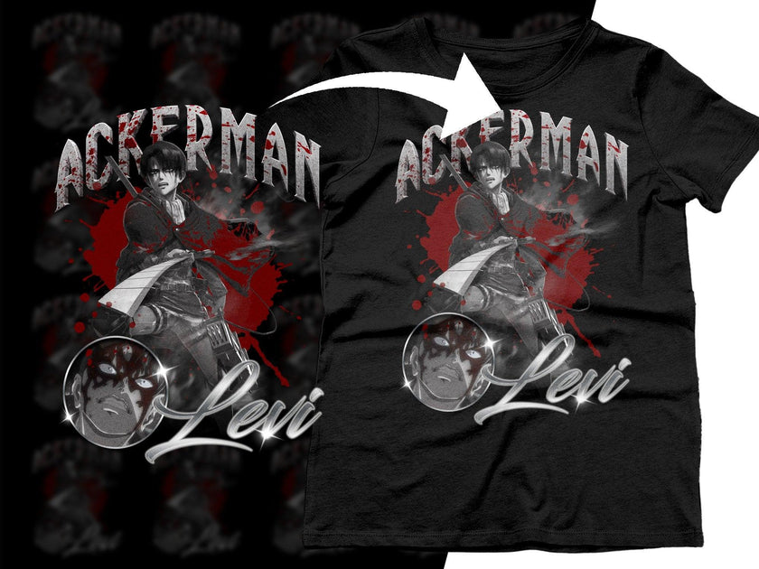 Ackerman Levi Iconic Anime Png Digital DOWNLOAD