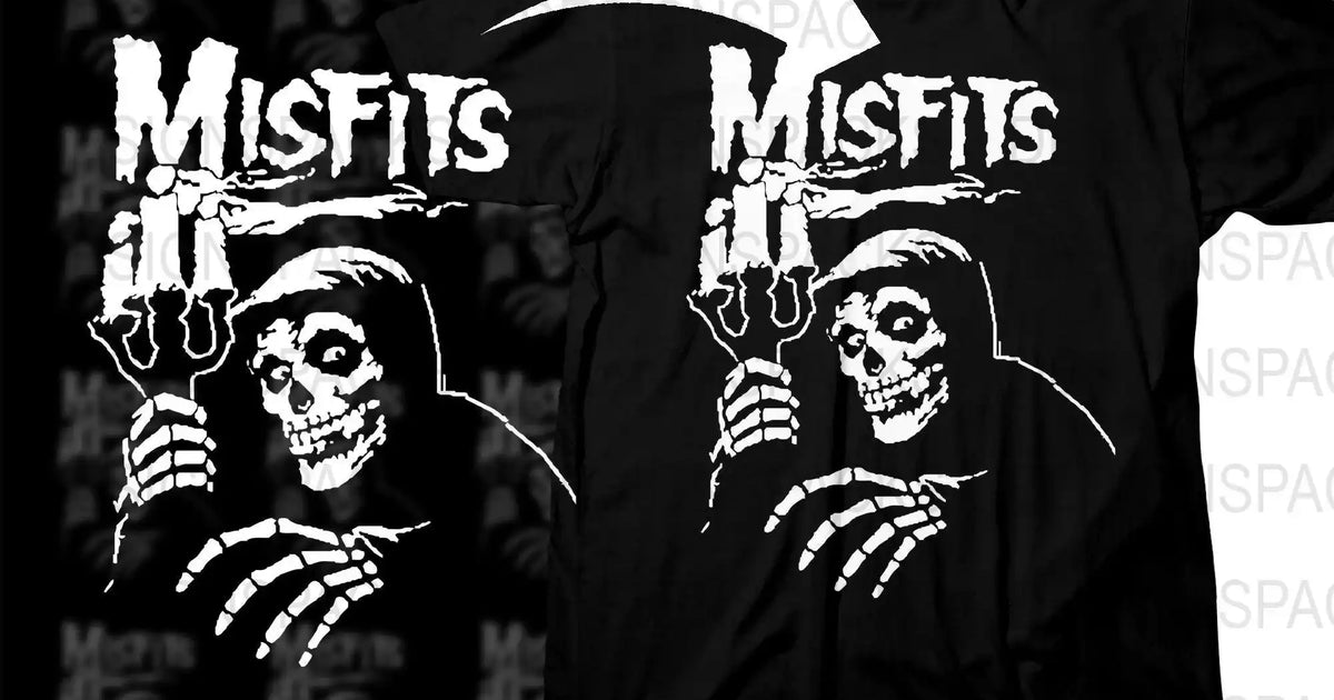 Iconic Misfits Skull Rock Band Logo Graphic Png Design Digital Downloa ...