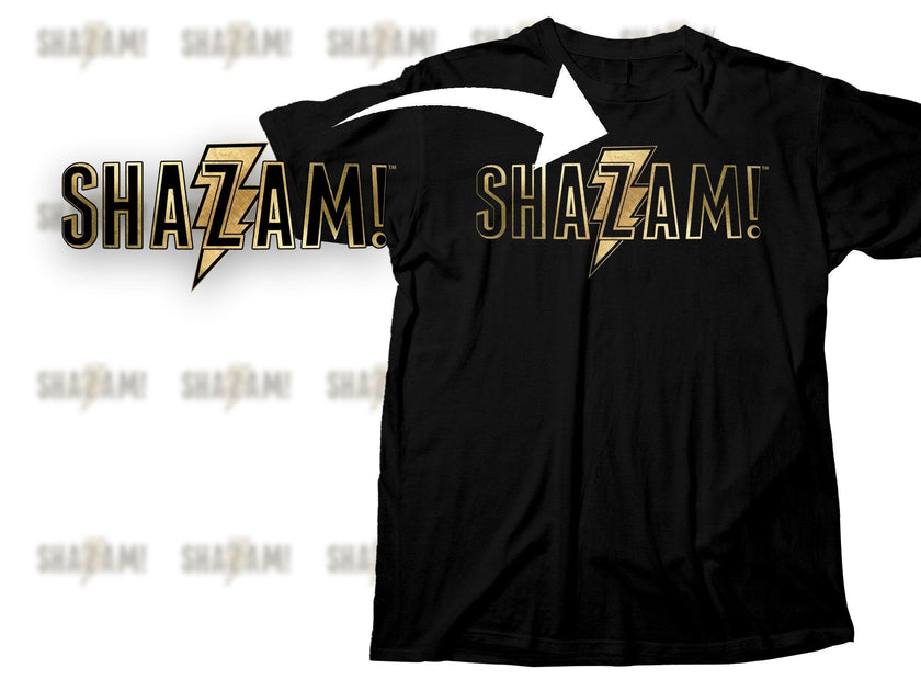 Bold Shazam Logo Graphic Print Png Digital Download