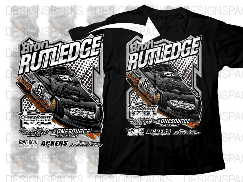 Bron Rutledge Racing Graphic Png Digital Download